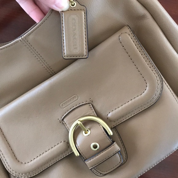Coach | Bags | Coach Leather Bag In Light Tan Color | Poshmark